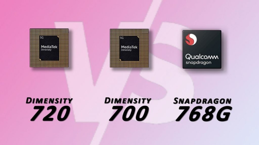 MediaTek Dimensity 700 vs 720 vs Snapdragon 768G: Antutu-Geekbench ...