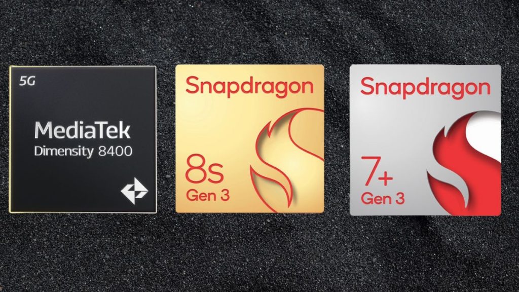Dimensity 8400 Ultra vs Snapdragon 8s Gen 3 vs 7+ Gen 3 Comparison - GeeksDigit.Com