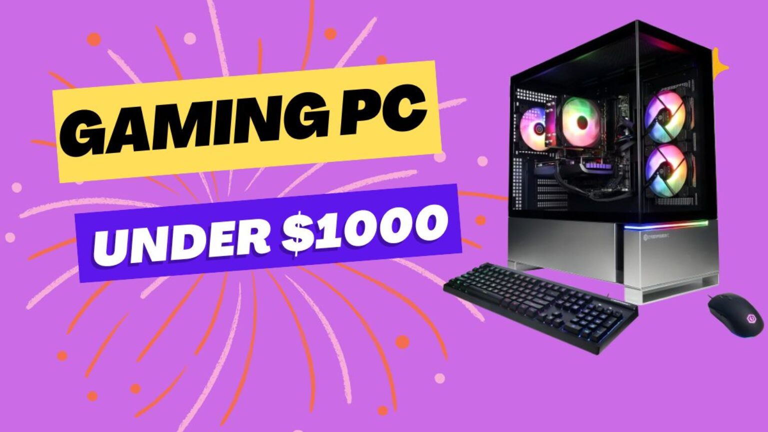 5 Best Gaming PC under $1000 in 2025 [Prebuilt] - GeeksDigit.Com