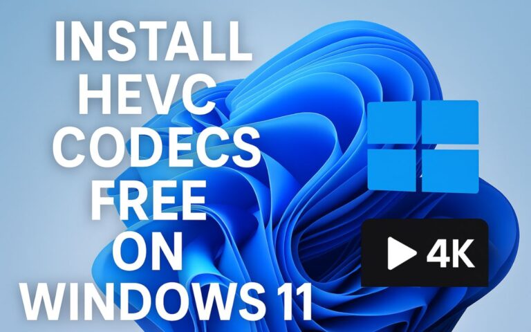 How to Install HEVC Codecs on Windows 11 [H.265 Video] - GeeksDigit.Com