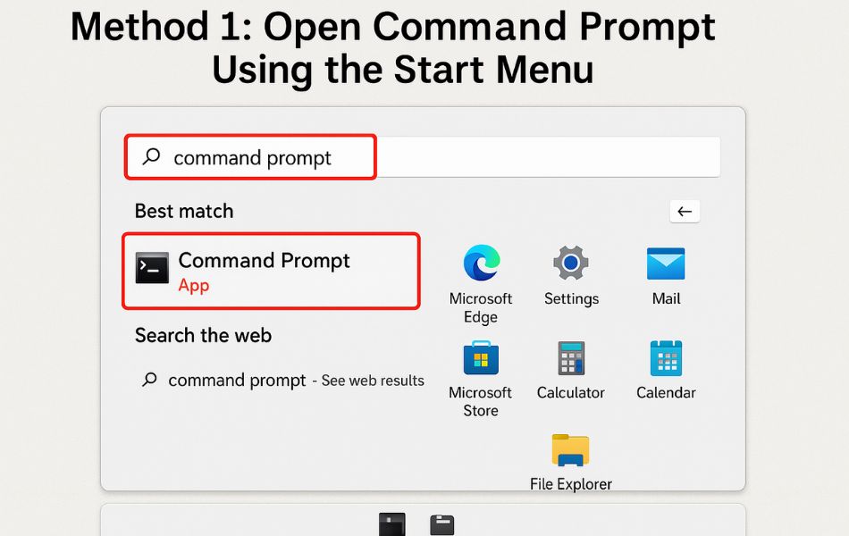 How to Open Command Prompt in Windows 11 - GeeksDigit.Com