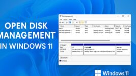 How to Open Disk Management in Windows 11? - GeeksDigit.Com