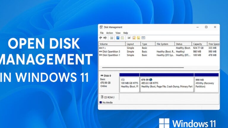 How to Open Disk Management in Windows 11? - GeeksDigit.Com