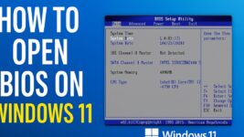 How to Open BIOS on Windows 11 - GeeksDigit.Com