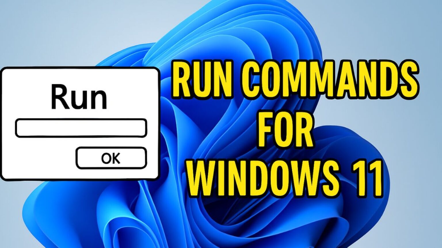 200+ Essential Run Commands for Windows 11 - GeeksDigit.Com