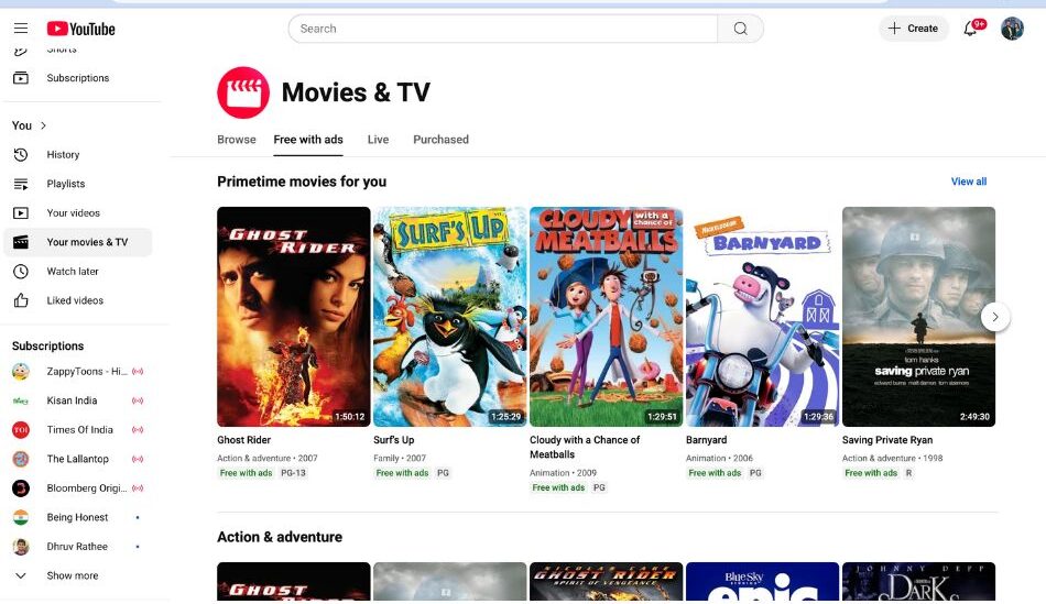 10+ Streaming Sites to Watch Free Movies Online - GeeksDigit.Com