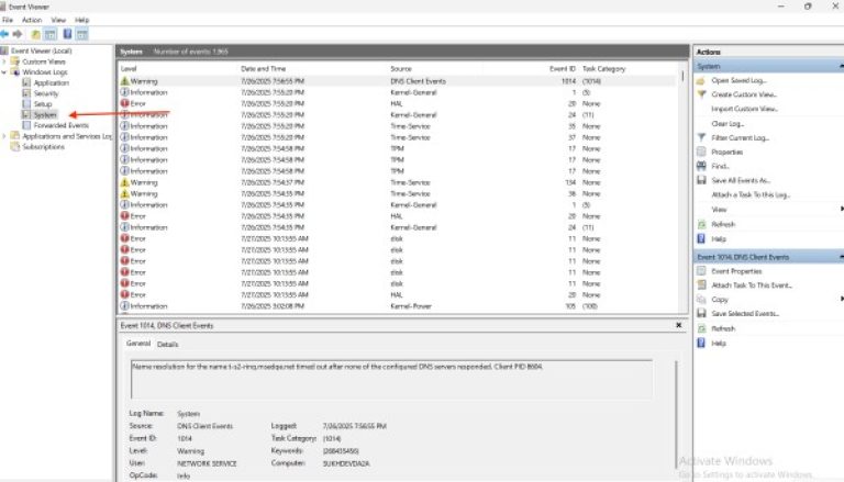 How to Use Event Viewer in Windows 11 - GeeksDigit.Com