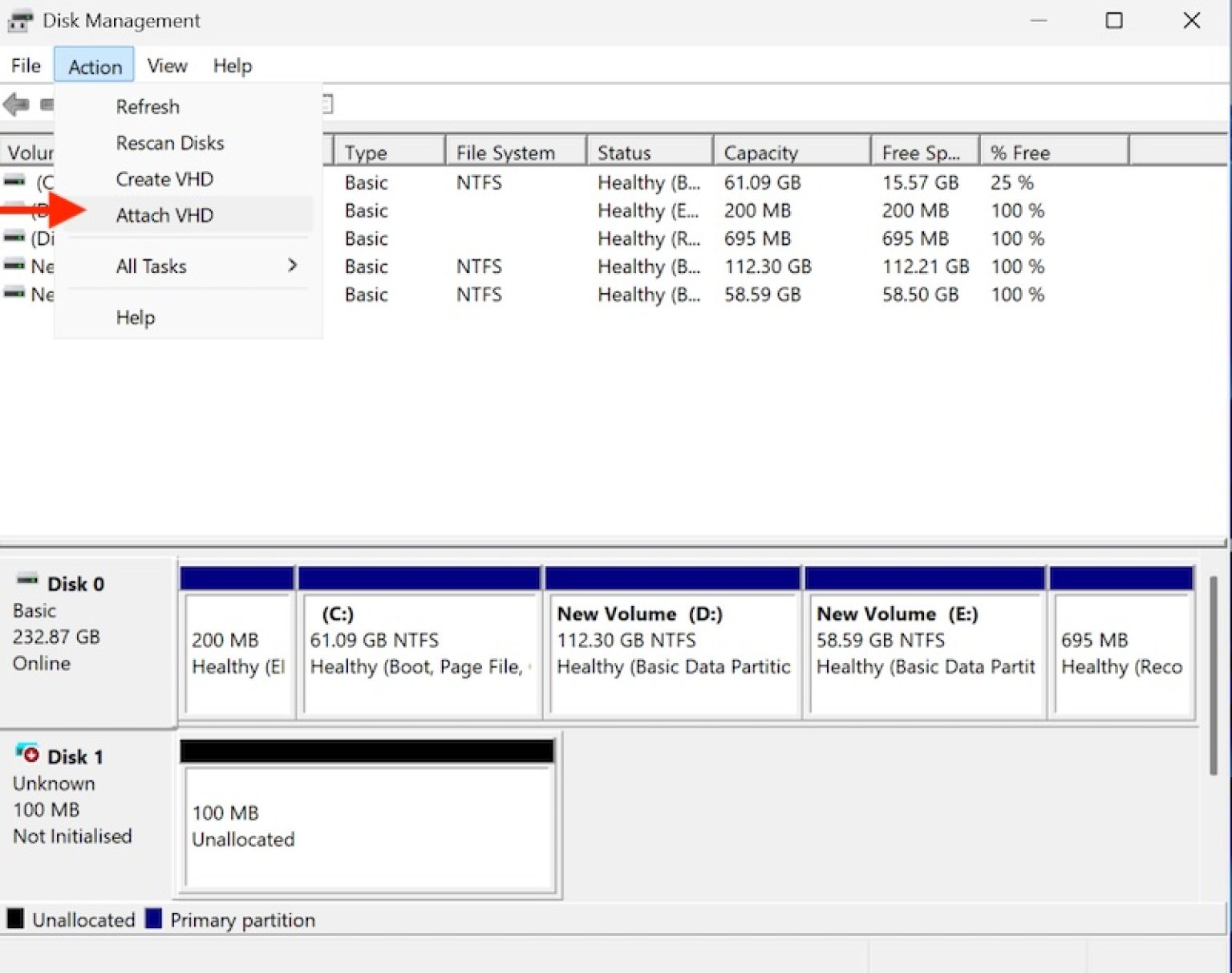 How to Create a Virtual Hard Disk (VHD) in Windows 11? - GeeksDigit.Com