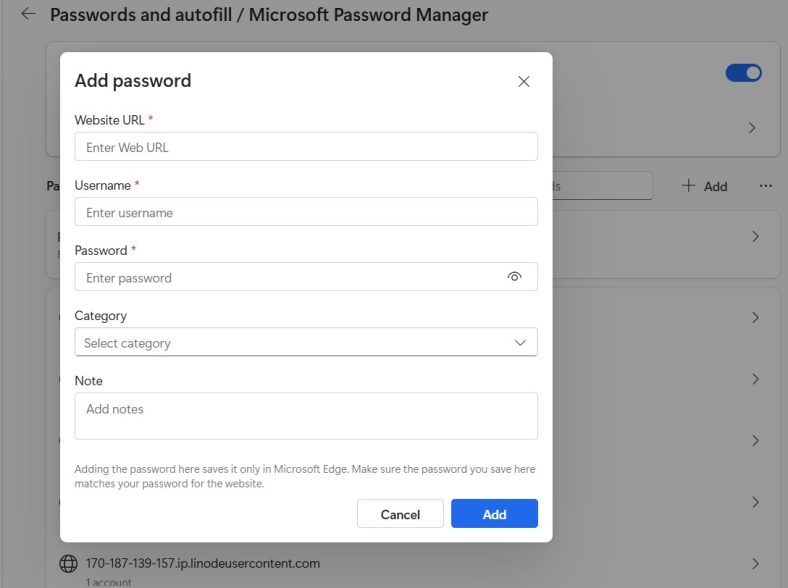 How to Enable Automatic Form Filling in Microsoft Edge - GeeksDigit.Com
