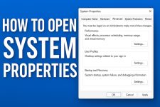 How to Open System Properties in Windows 11 - GeeksDigit.Com
