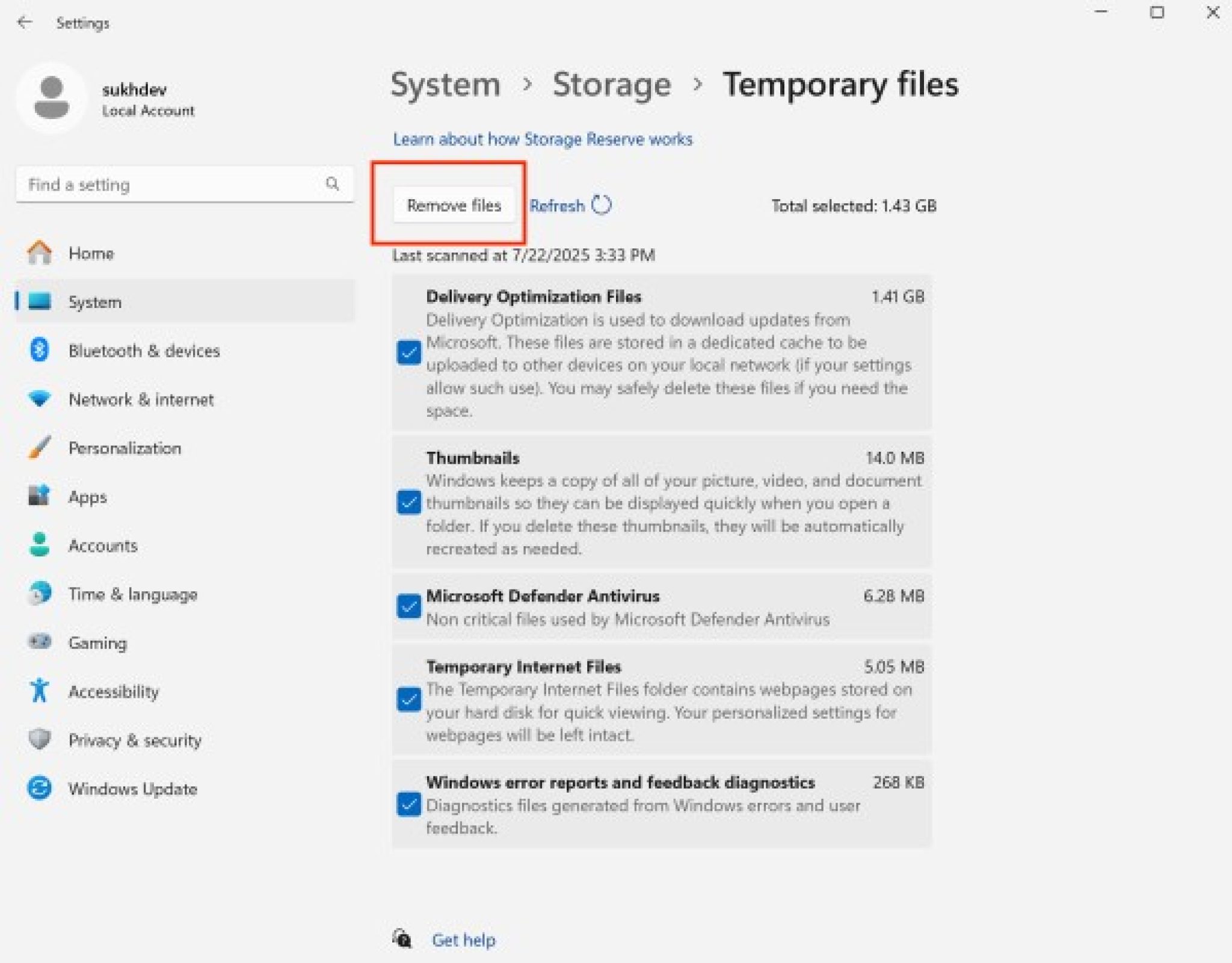 How to Delete Temporary Files on Windows 11 - GeeksDigit.Com