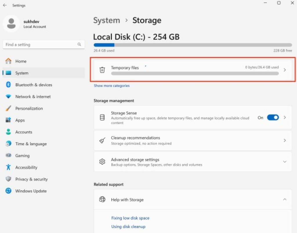 How to Delete Temporary Files on Windows 11 - GeeksDigit.Com