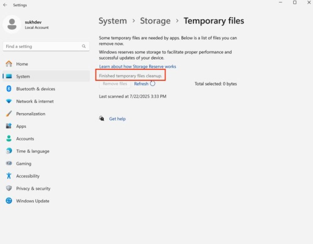 How to Delete Temporary Files on Windows 11 - GeeksDigit.Com