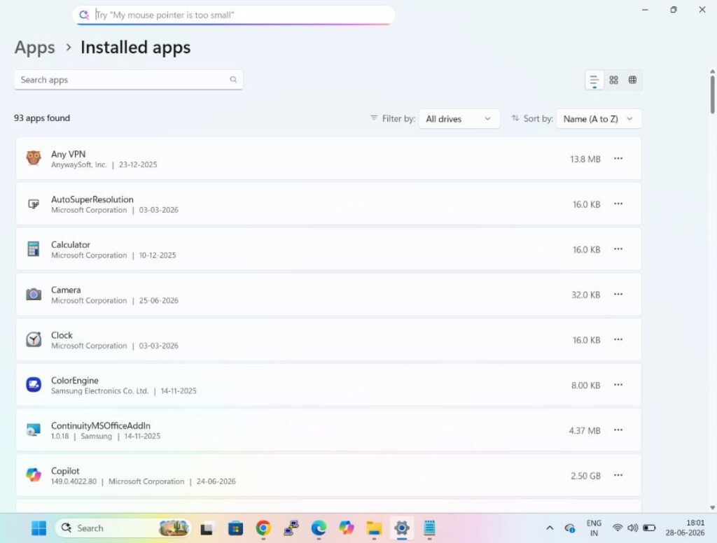 How to Find and Use Apps and Features in Windows 11 - GeeksDigit.Com